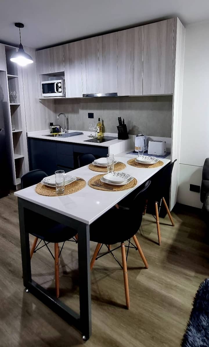 Dpto. Cerca Estadio Nacional+estacionamiento Grati - Santiago