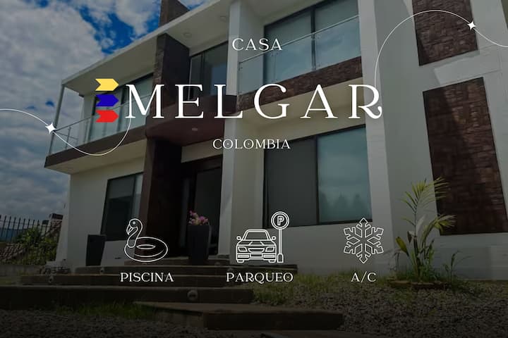 Summer House+pool+ac+parking+jacuzzi+court@melgar - Melgar
