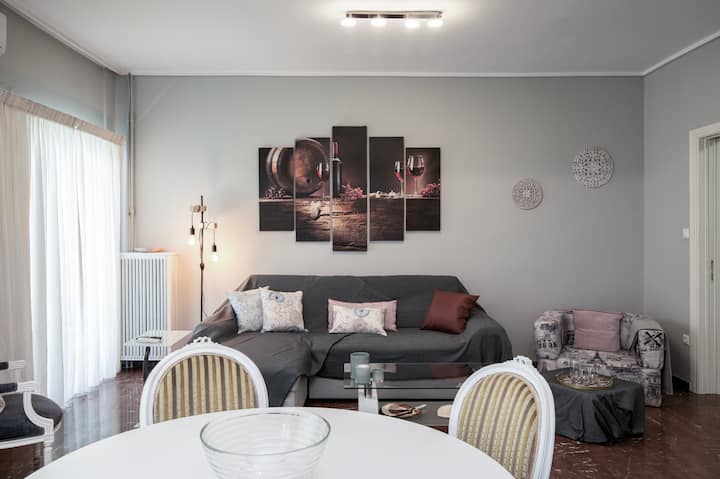 Filoikos Spacious 3br/2ba Nest Near Acropolis - Athènes