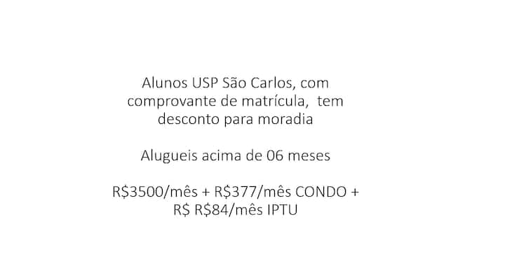Great Location 2 Bedr 2 Bath - São Carlos