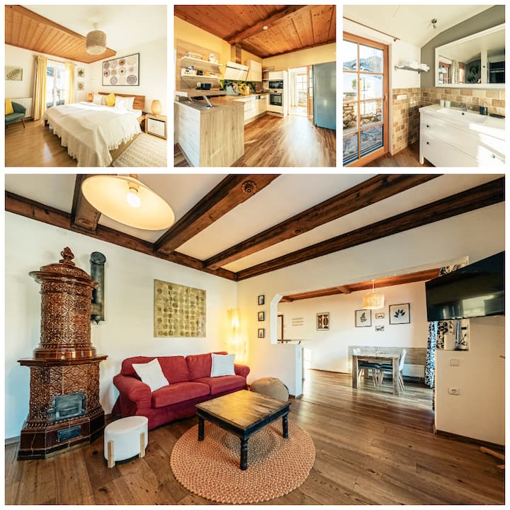 Apartment Narzisse | Kitchen | Parking | Balcony - Altaussee