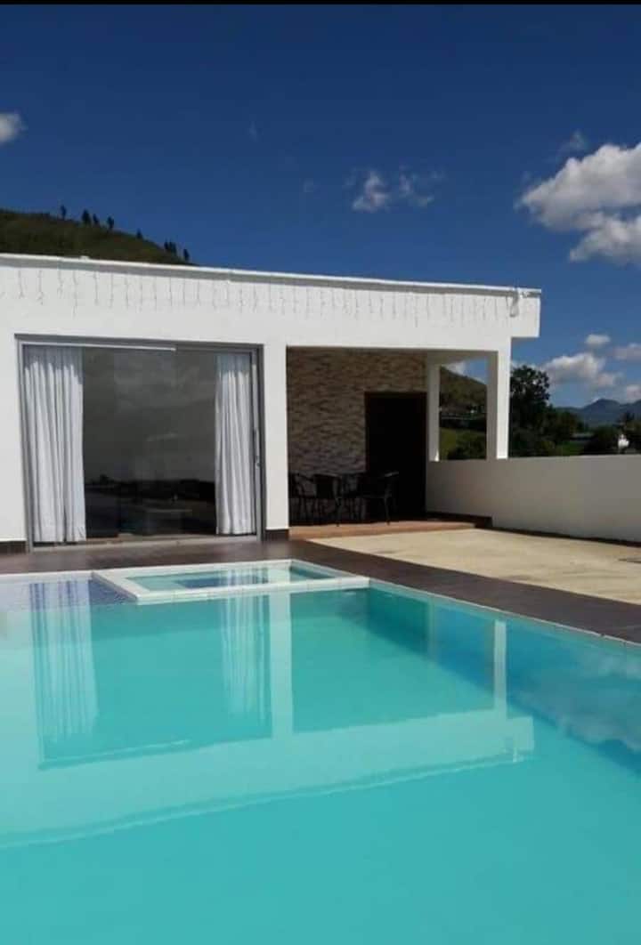 Hermosa Cabaña Para Familia - Barbosa