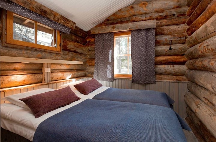 Atmospheric Log Cabin. Lake View, Perfect Location - Kittilä