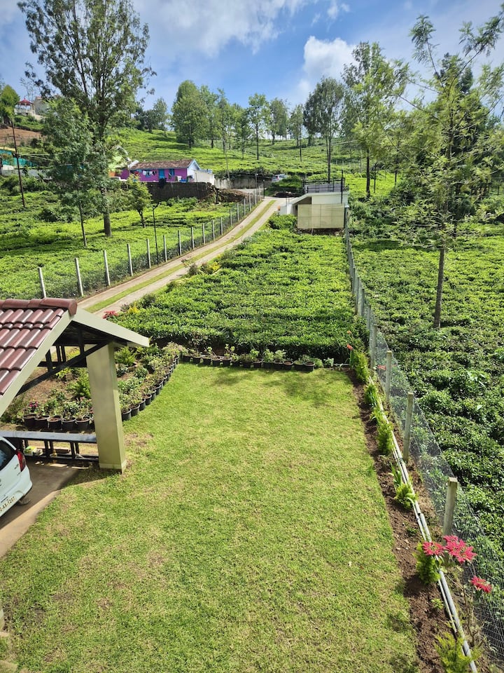 Luxury Tea Garden Stay- Greenfinch Tea Bungalow - Coonoor