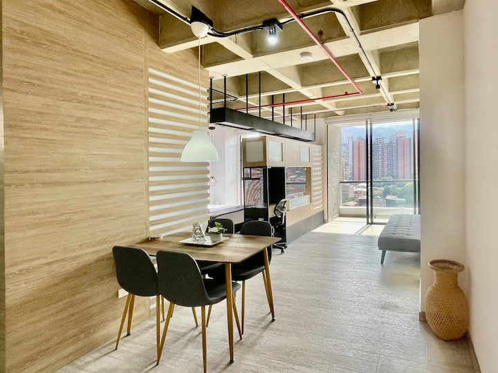 Cozy Loft | 300 Mb Wifi | 10 Min Metro Station - Sabaneta