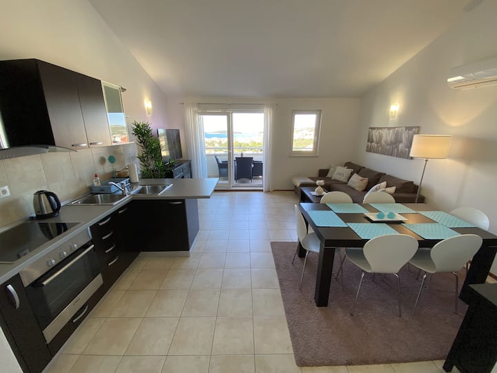 Apartment Bumbar Sunset - Top Sea View - Rogoznica