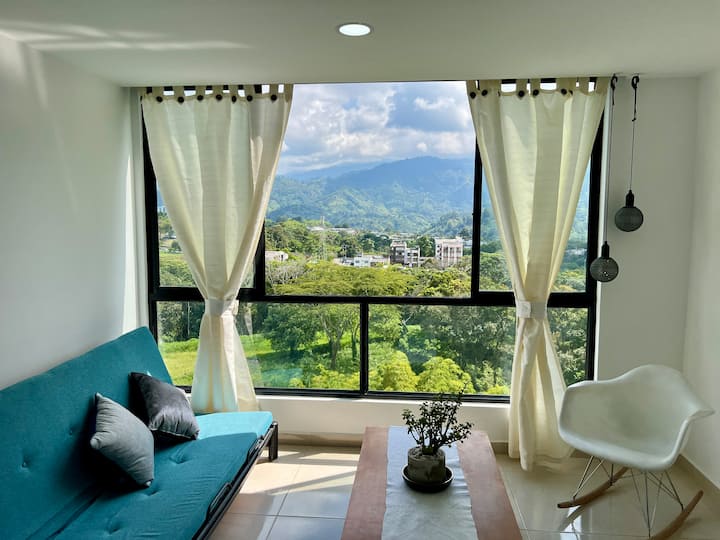 Vista Panorámica A Las Montañas Piso 12 Quindío - Armenia, Colombia