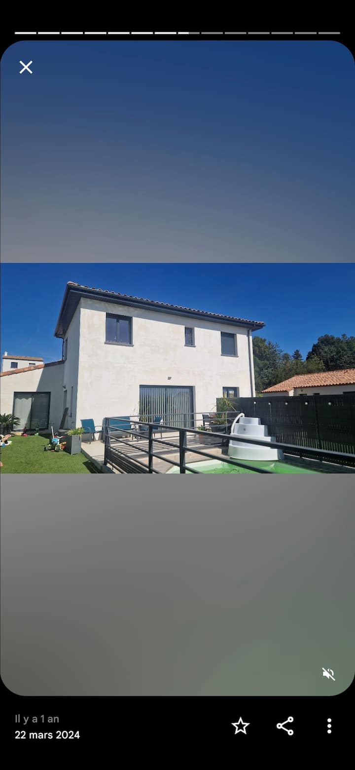 Villa Moderne Au Soleil - Aniane