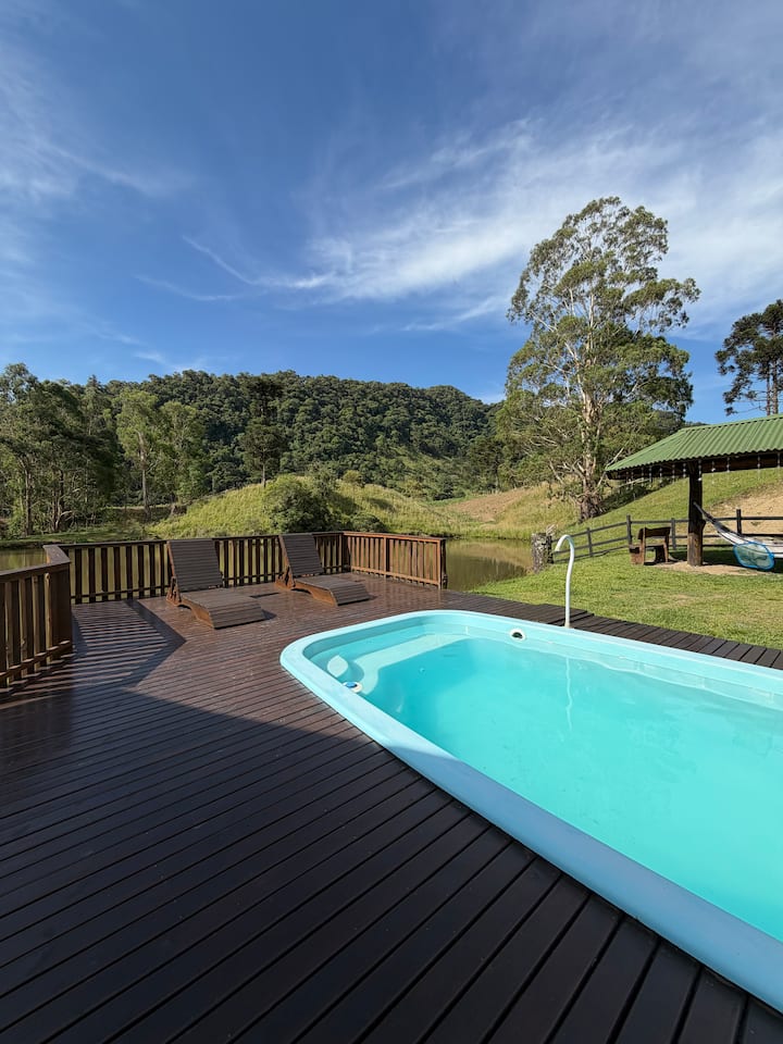 Cabana Com Vista Para O Lago + Banheira - Bom Retiro