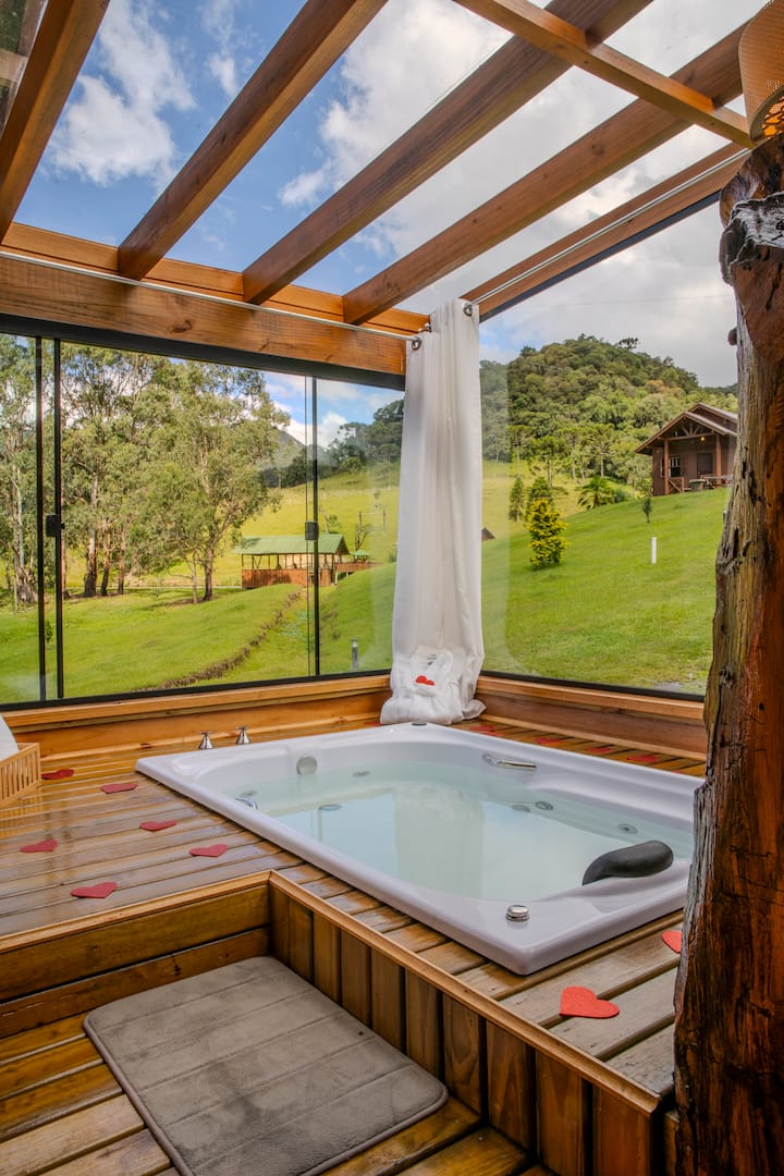 Cabana Com Vista Para O Lago + Banheira - Bom Retiro