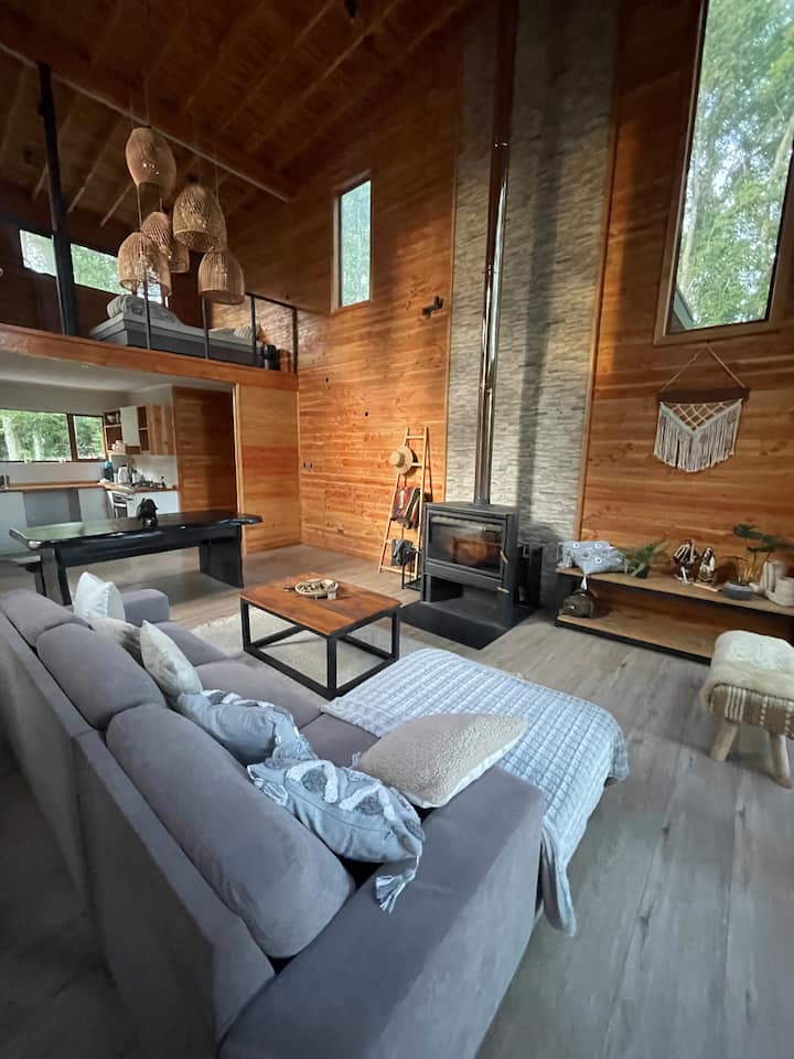 Cabaña Boutique Con Vista Al Volcán - Villarrica