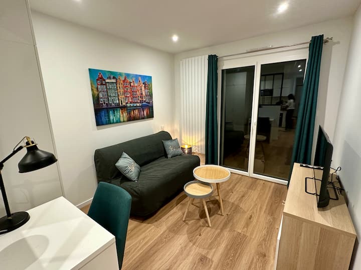 Studio Neuf Calme Proche Gare - Rennes