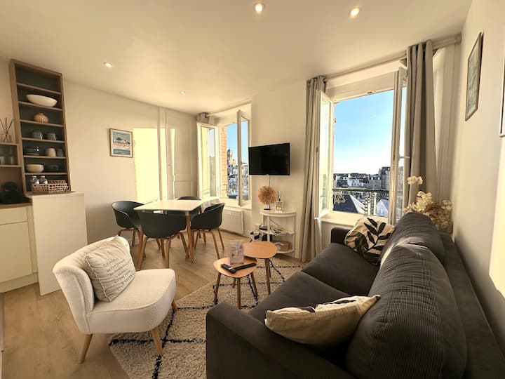 Le Belle Vue - Plage Et Centre Ville 1min à Pied - Granville