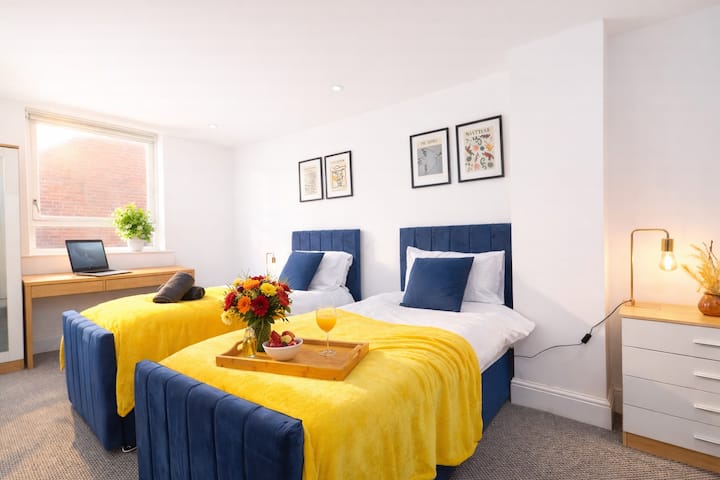 City Centre | Sleeps 3, Workspace, Wifi + Parking - Leeds
