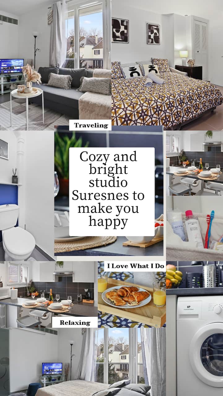 Cosy Studio Suresnes Proche De La Défense Et Paris - Suresnes