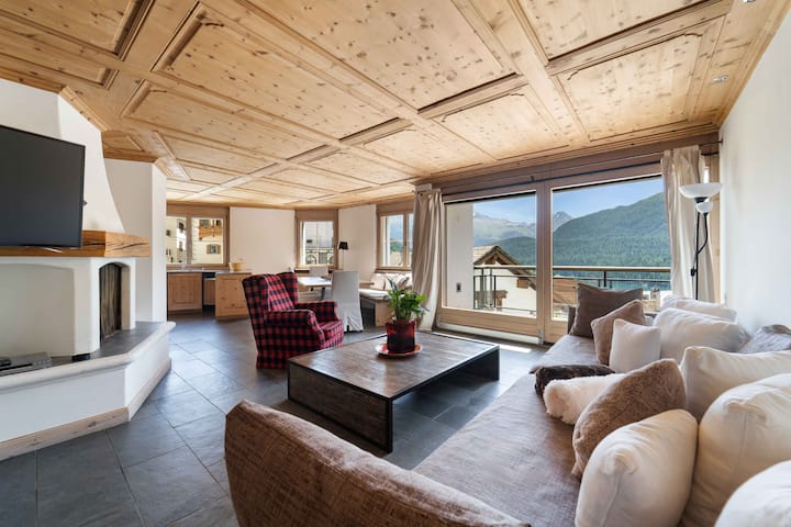 St. Moritz • 200m² Luxus • Zentrum • Seeblick - Saint Moritz