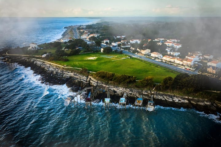 Face à La Mer : Villa Climatisée Avec Piscine - Saint-Palais-sur-Mer