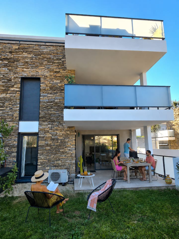 La Ciccia - Cosy Avec Terrasse, Jardin + Parking - Saint-Cyr-sur-Mer