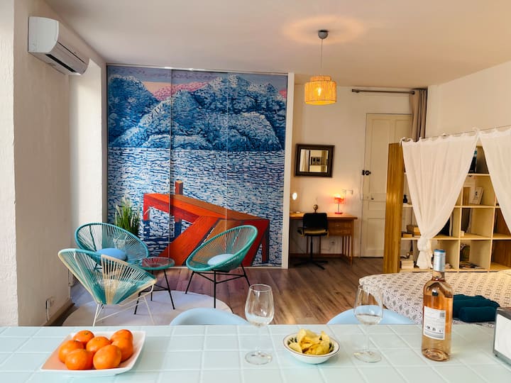 Magnifique Appart Avec Grande Terrasse A/c - Saint-Jean-Cap-Ferrat