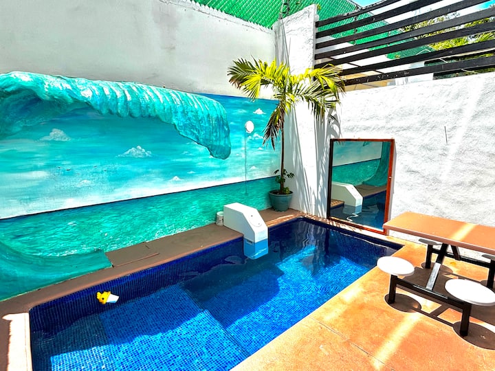 Espectacular Casa En El Corazón De Cancún +14 Pers - Cancún