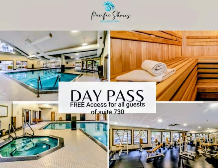 Ocean Access Nature Resort + Pool + Sauna - Parksville Beaches