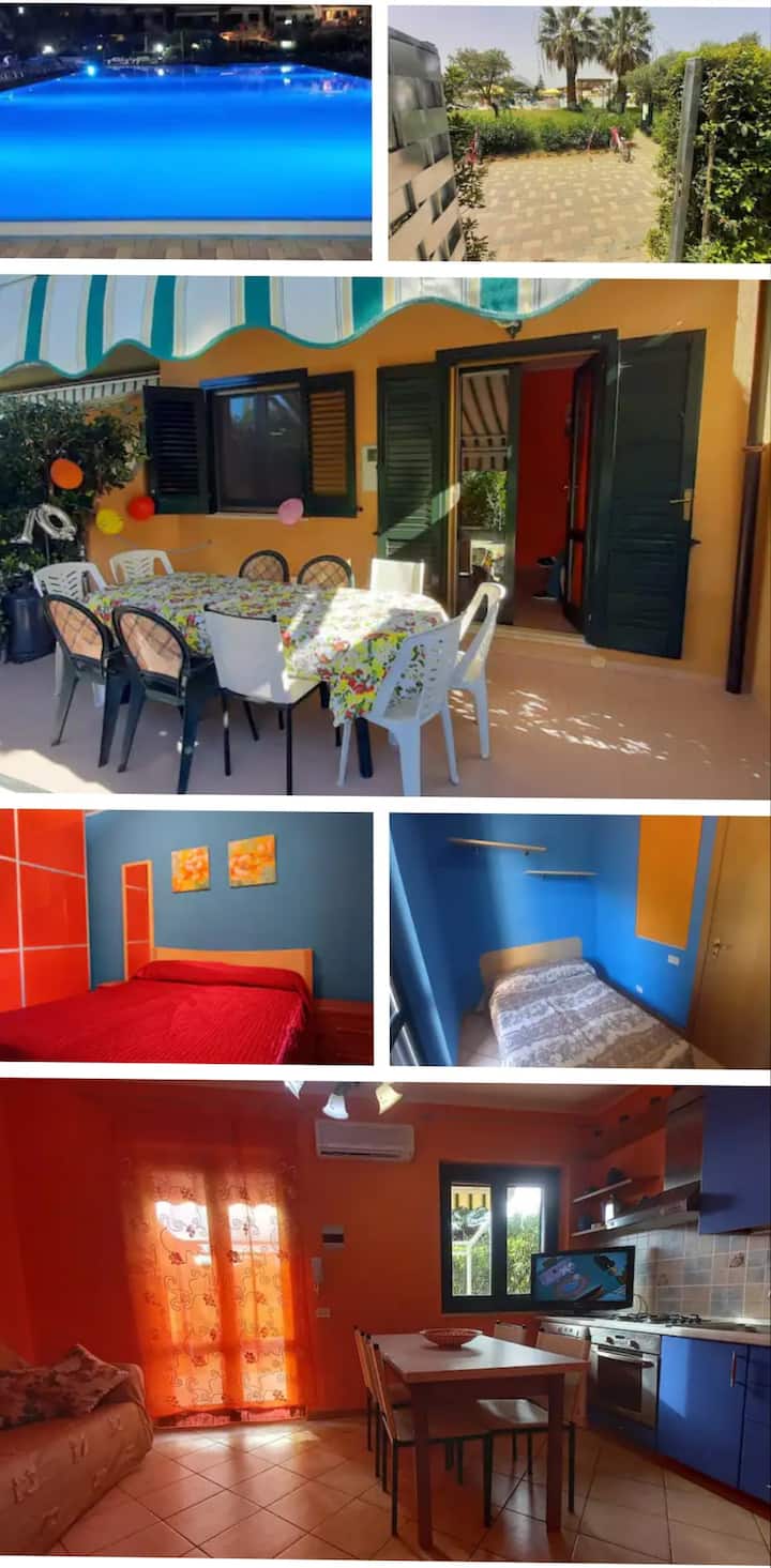 Villetta In Villaggio Turistico - Campofelice di Roccella