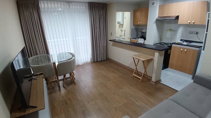 Depto. Nuevo Acogedor Con Terraza Y Estac. - Temuco