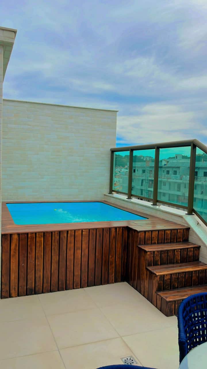 Cobertura De Luxo Praia Dos Anjos Para 10 Pessoas - Arraial do Cabo