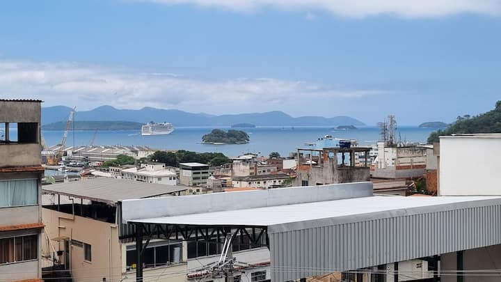 Aconchegante Com Vista Mar Próx Ao Centro De Angra - Ilha Grande