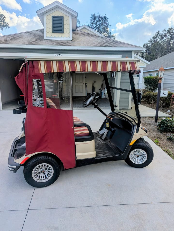 Deluna Courtyard Villa In The Villages W/ Golf Car - Wildwood, FL