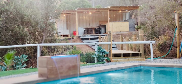 Casa Verde Vista · Naturaleza Y Descanso Para 4 - Curacavi