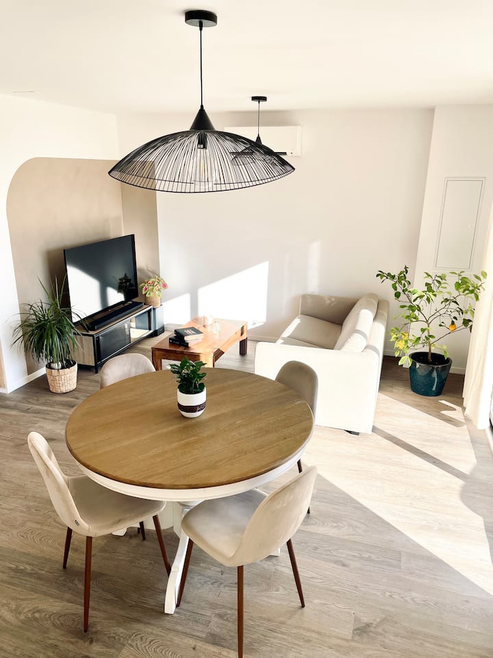 Maison Climatisée 3 Chambres Avec Jardin - Landas