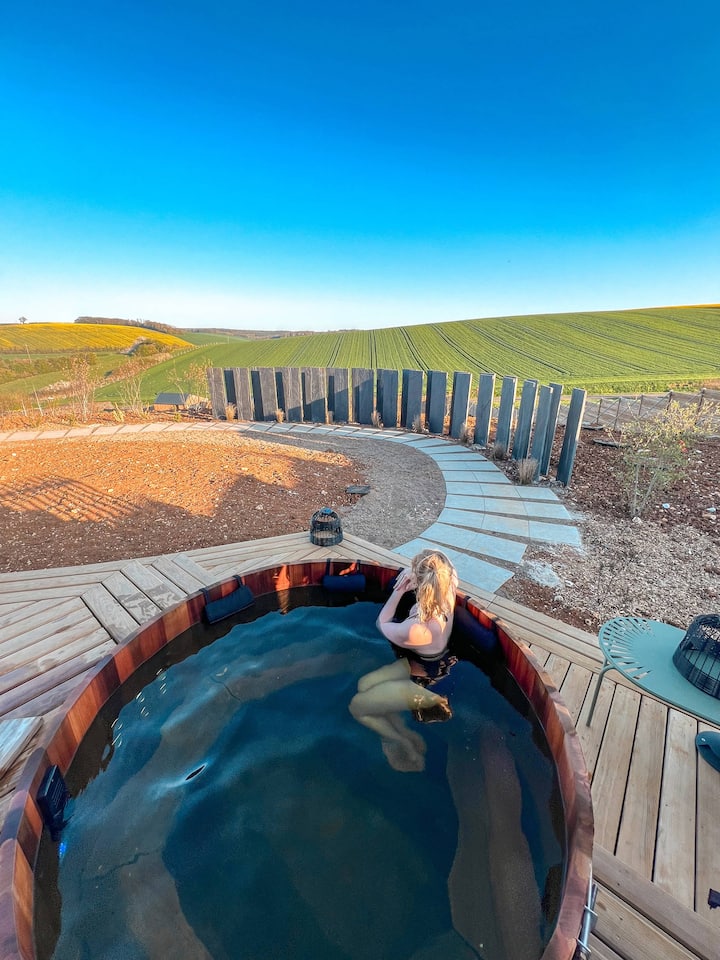 Ecolodge Haut De Gamme Avec Spa • Nature & Calme - Aube