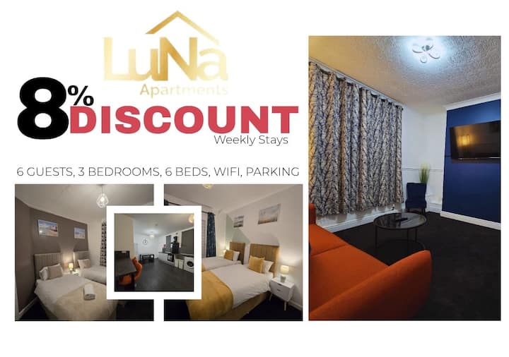 Serene 3br Stay · Sleeps 6. Peaceful Location - Gateshead