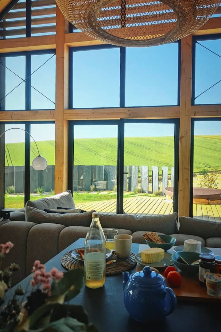 ÉColodge D’exception Avec Bains Nordiques En Bois - France