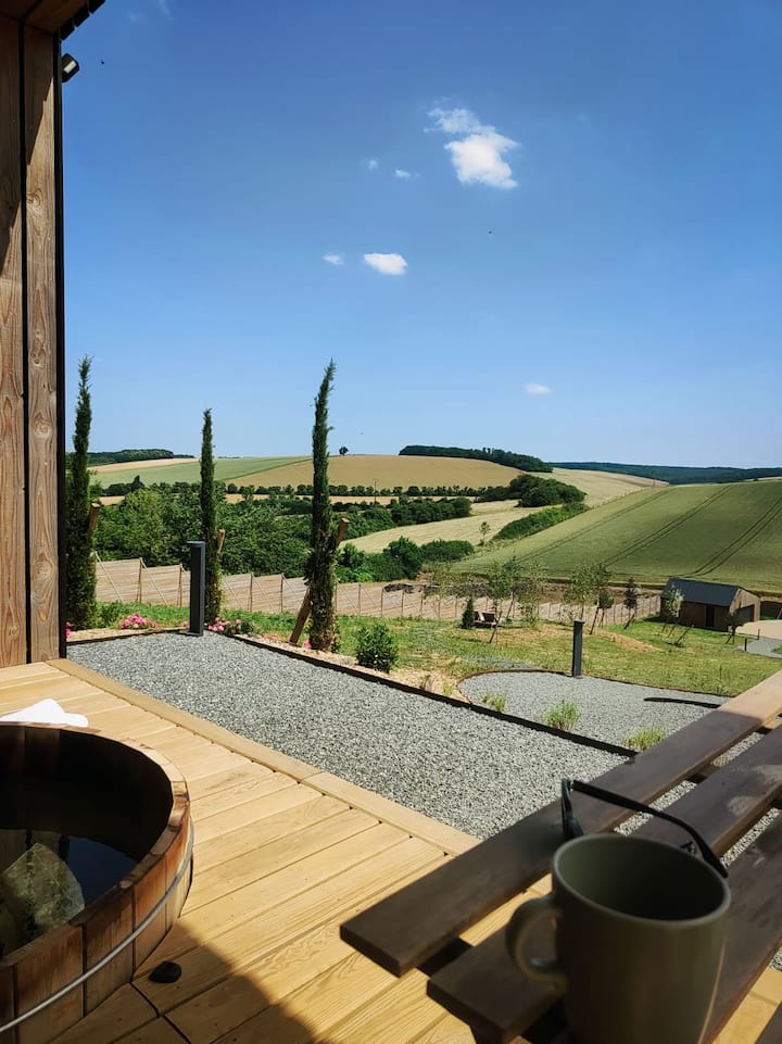 ÉColodge D’exception Avec Bains Nordiques En Bois - France