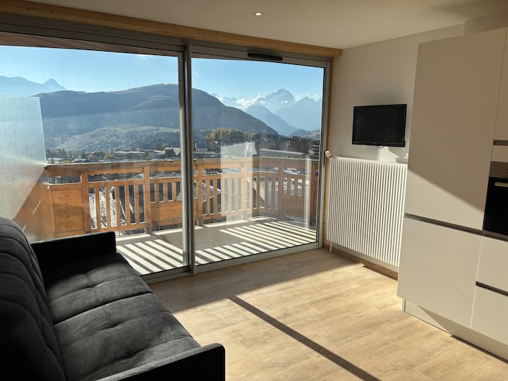 Vue Exceptionnelle
Appartement 2 Pièces - L'Alpe d'Huez