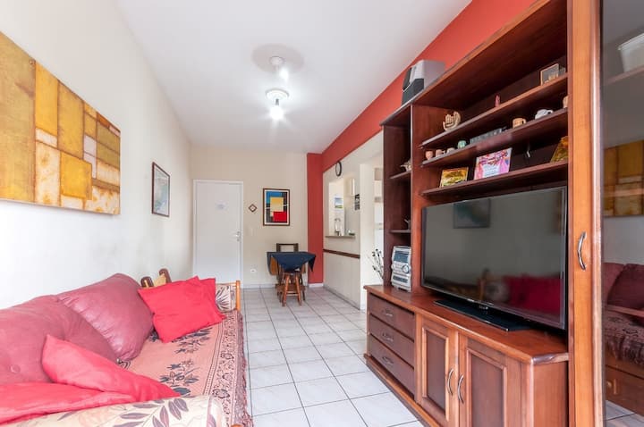 Guarujá 1dorm/vaga/wi-fi/piscina - Guarujá