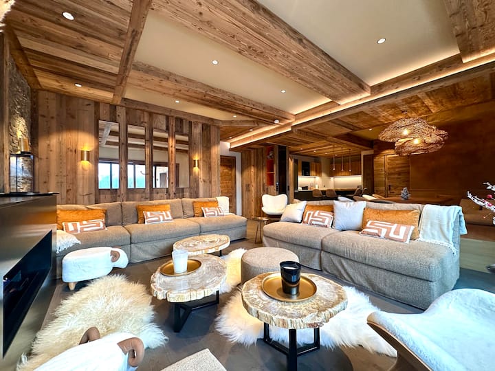 Meribel - Duplex Neuf, Accès à Télésiège à 100 M - Méribel
