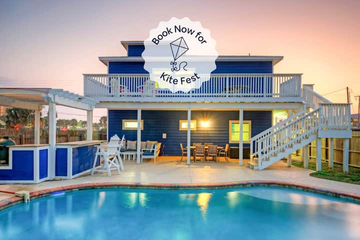 Priv Pool, Deck, Walk To Beach | Leave Of Absence - Port Aransas, TX