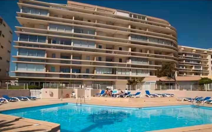 Stylish Escape 20m From Beach Pool Ac Mountain - Canet-en-Roussillon