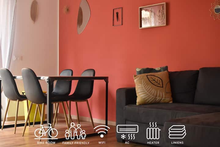 Rock'n'bike Ocean - Three-room Flat With Courtyard - Finale Ligure