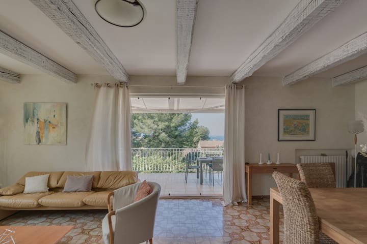 Villa Vue Mer, 9 Min à Pied Des Calanques, Charme - Saint-Cyr-sur-Mer