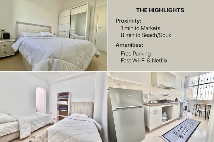 New Modern Apartment
Near In Hay
Mohammadi - Agadir