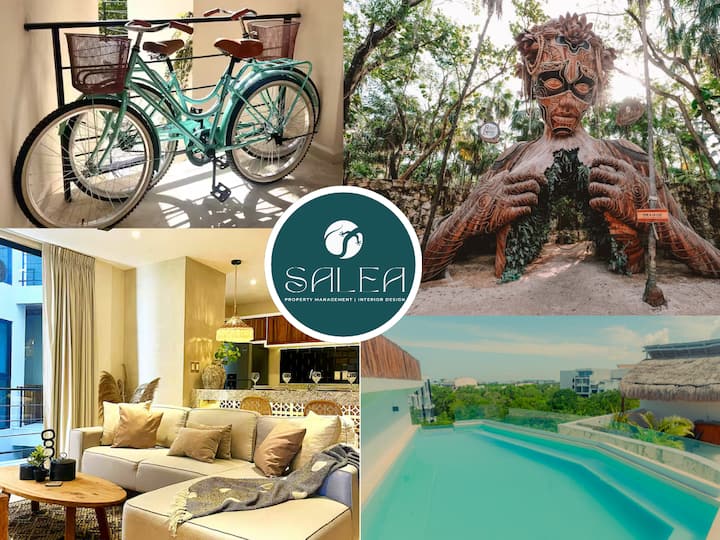 2ch Aldea Zama + Piscine + Vélos - Tulum