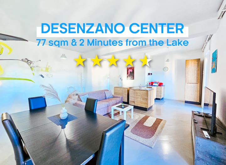 Spacious Apt With Balcony - Desenzano City Center - Desenzano del Garda