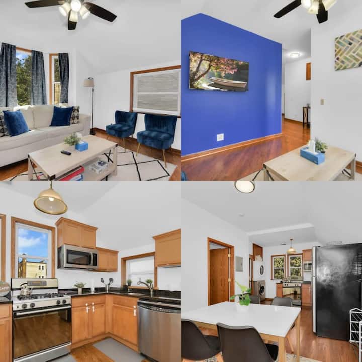 Stylish Home - 10 Min To Downtown W/free Parking - Lincoln Square - Chicago