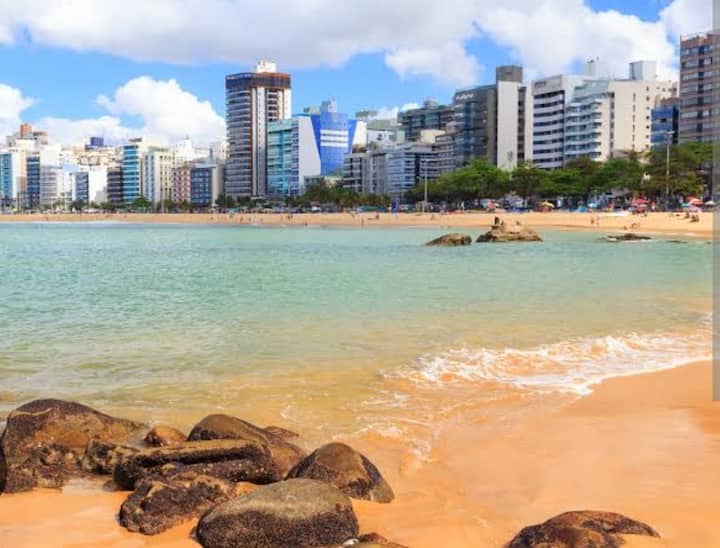 Pé Na Areia - Praia Da Costa - Vila Velha