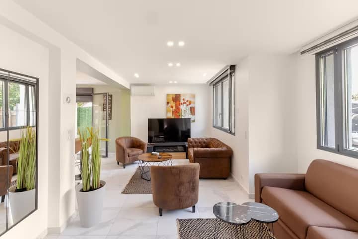 Villa Melybou - 5 Chambres - Jardin - 12p - Île-de-France
