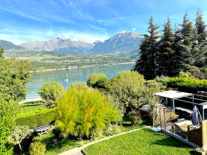 Villa Unique ! 50 Mètres Du Jardin Au Lac ! - Lac de Serre-Ponçon